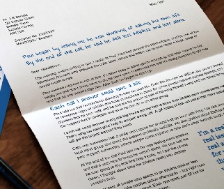 Free Warning Letter to a Neighbor Sample